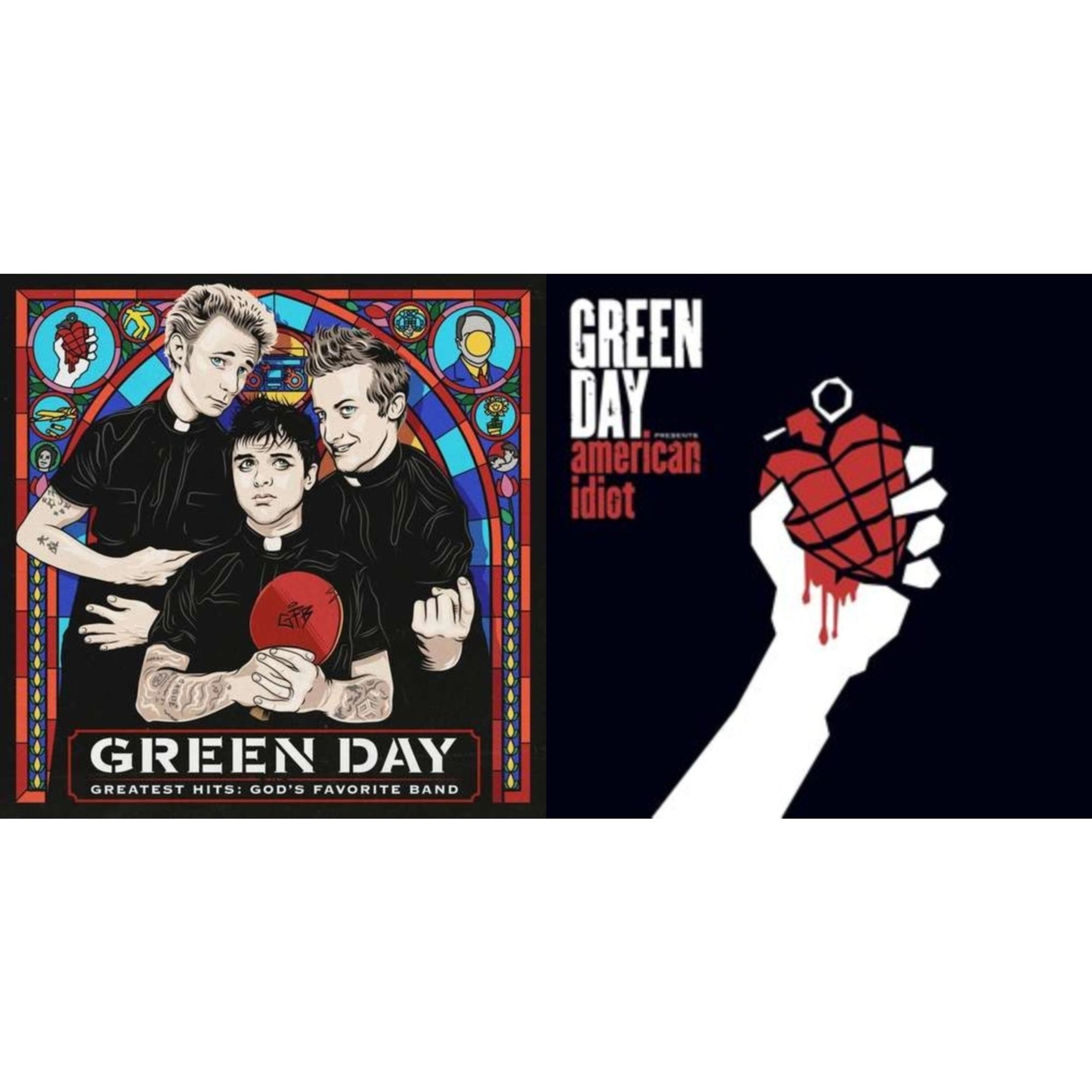 Greatest Hits: God's Favorite Band (X) & American Idiot (W/Poster) [LP ...