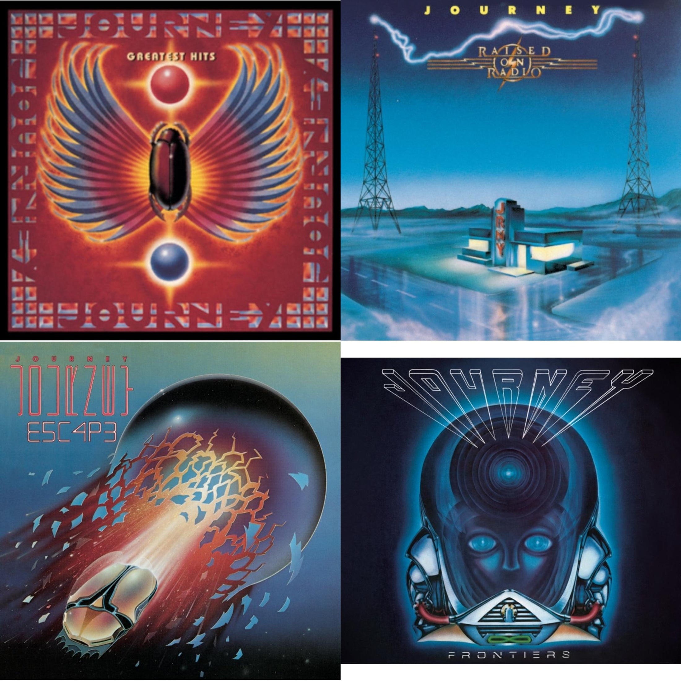 Greatest Hits & Raised On Radio & Escape & Frontiers [CD Bundle ...
