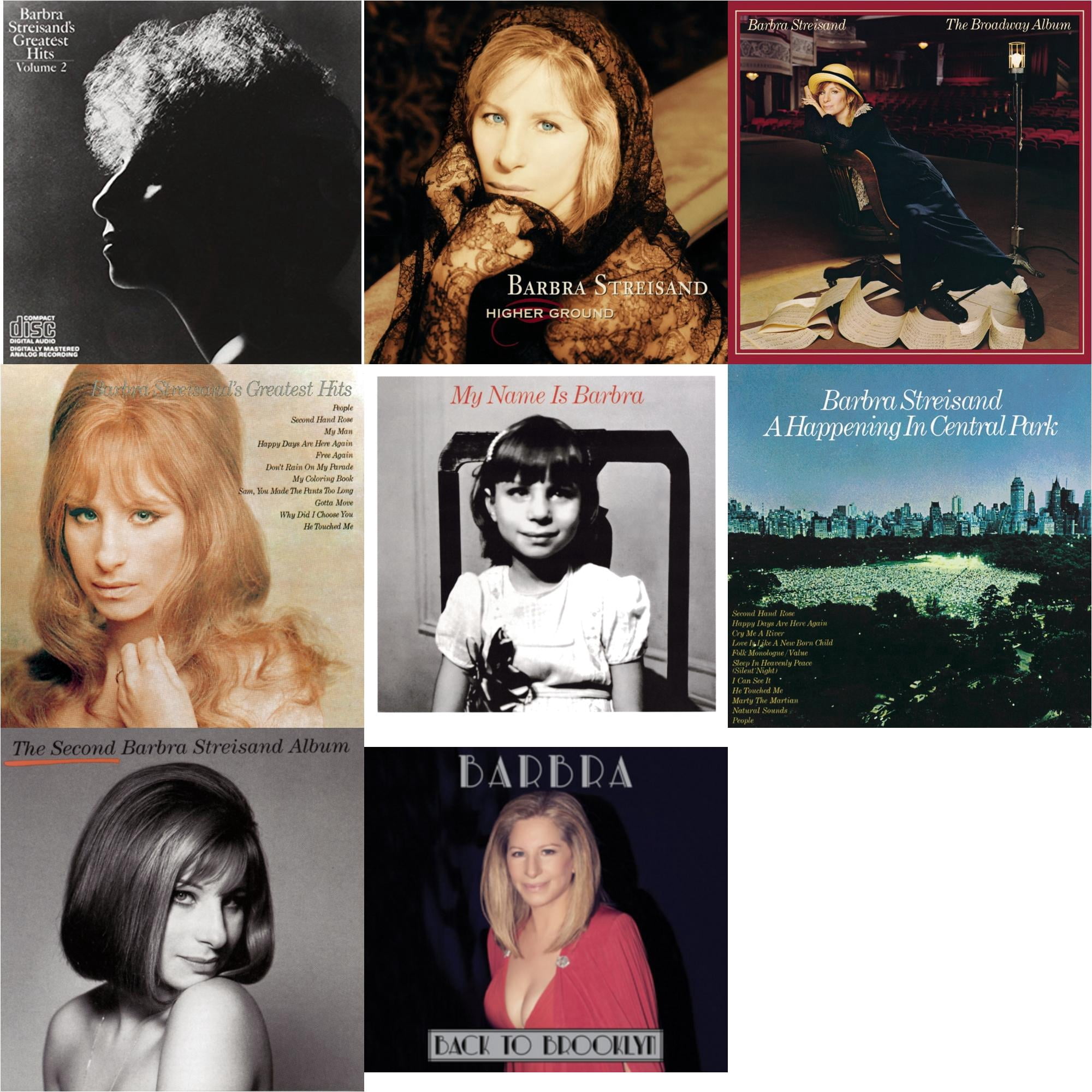 Greatest Hits Vol.2 & Higher Ground & Broadway Album & Greatest Hits ...