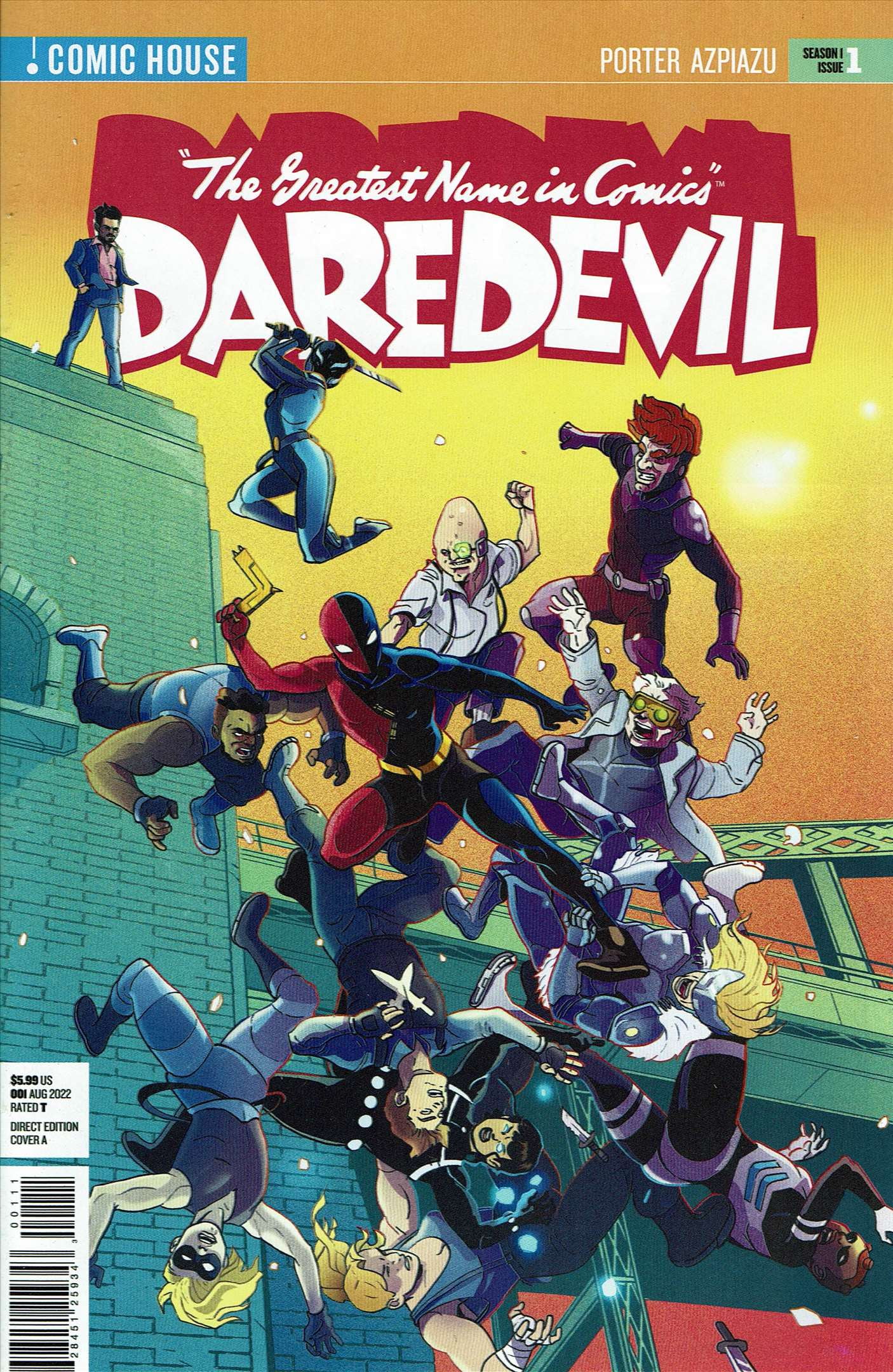 Greatest Name in Comics Daredevil, The #1A VF ; Comic House Comic Book ...
