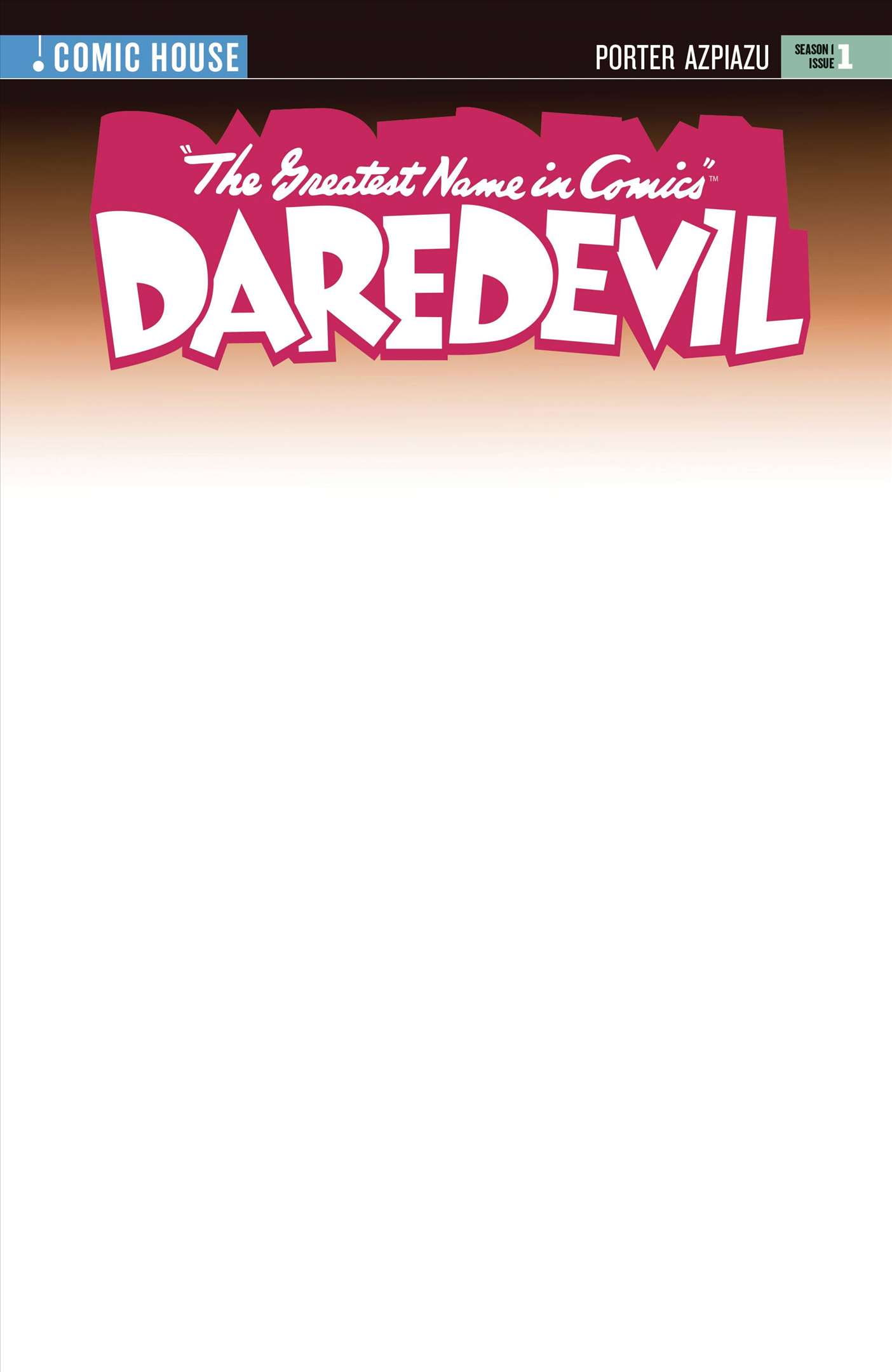 Greatest Name in Comics Daredevil, The #1B VF ; Comic House Comic Book ...
