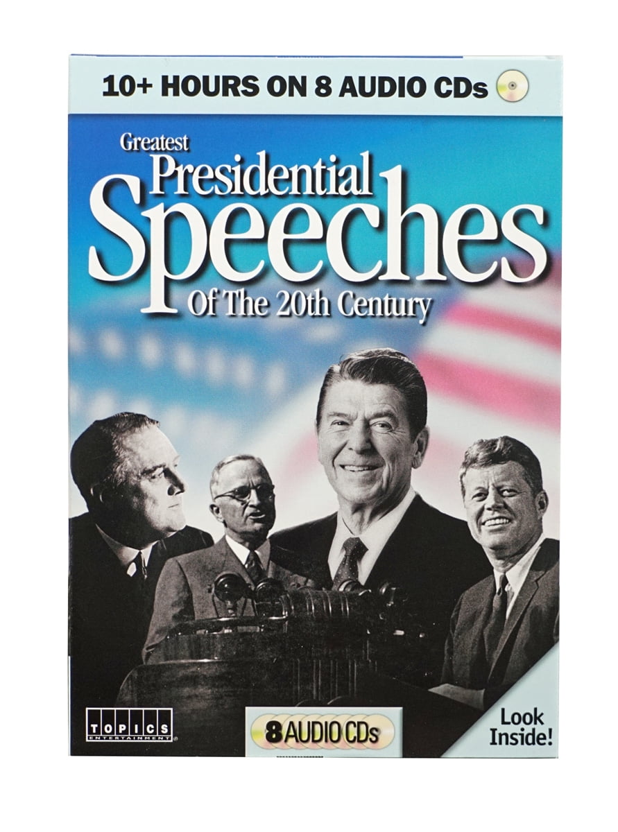 Greatest Presidential Speeches of 20th Century on 8 Audio CDs - Reagan ...