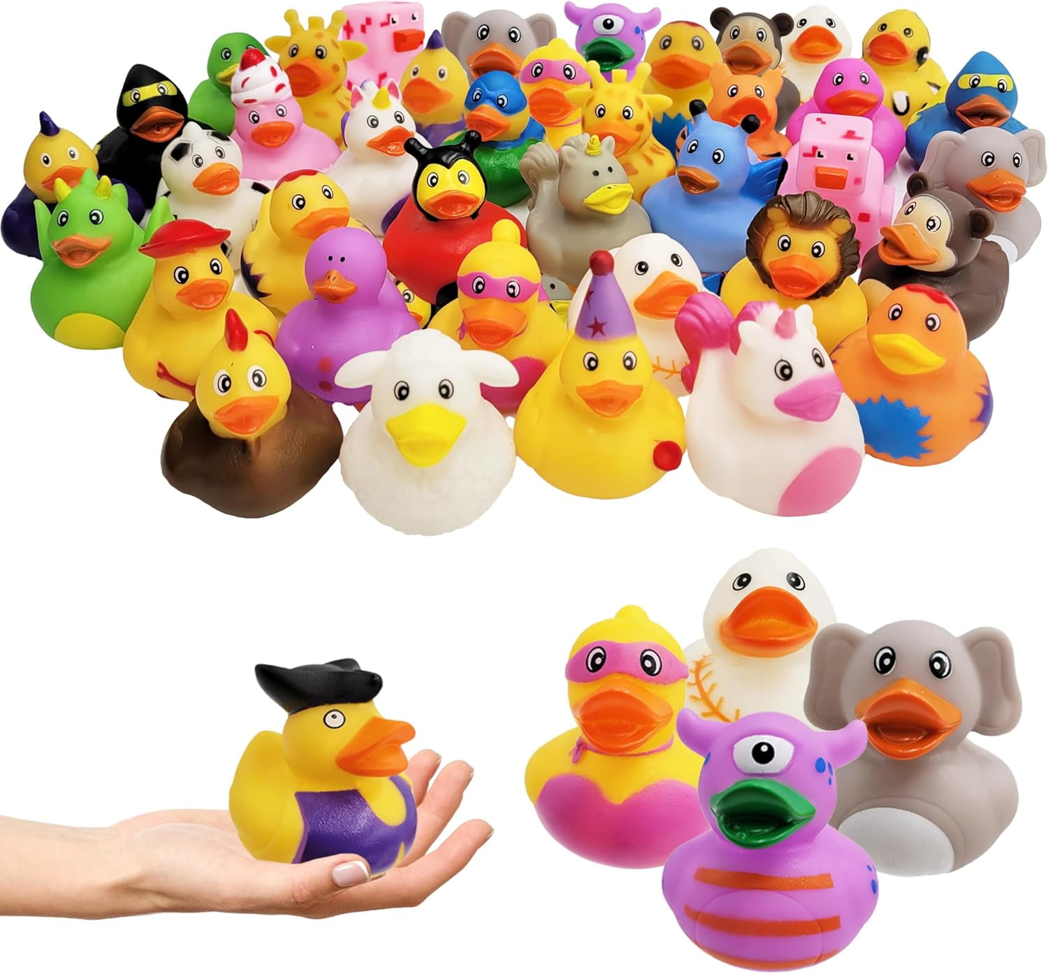 The Greatest Rubber Duck Assortment - Toy Duckies for Kids, Bath ...