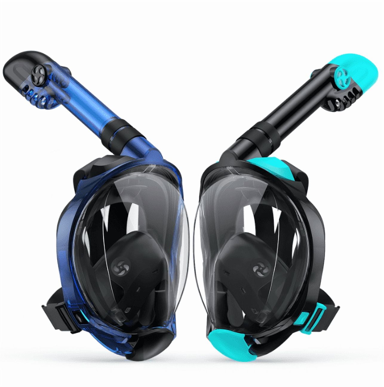 Greatever Snorkeling Gear for Adults 2PCS, Full Face Snorkel Mask with ...
