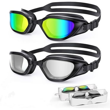 Arena Python Swim Goggles, Men/Women, Copper-White Mirror Lens, UV Protection - Walmart.com