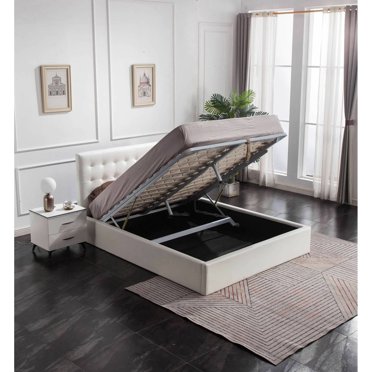 Greatime BS1111-2 Storage Bed, Queen, Black - Walmart.com