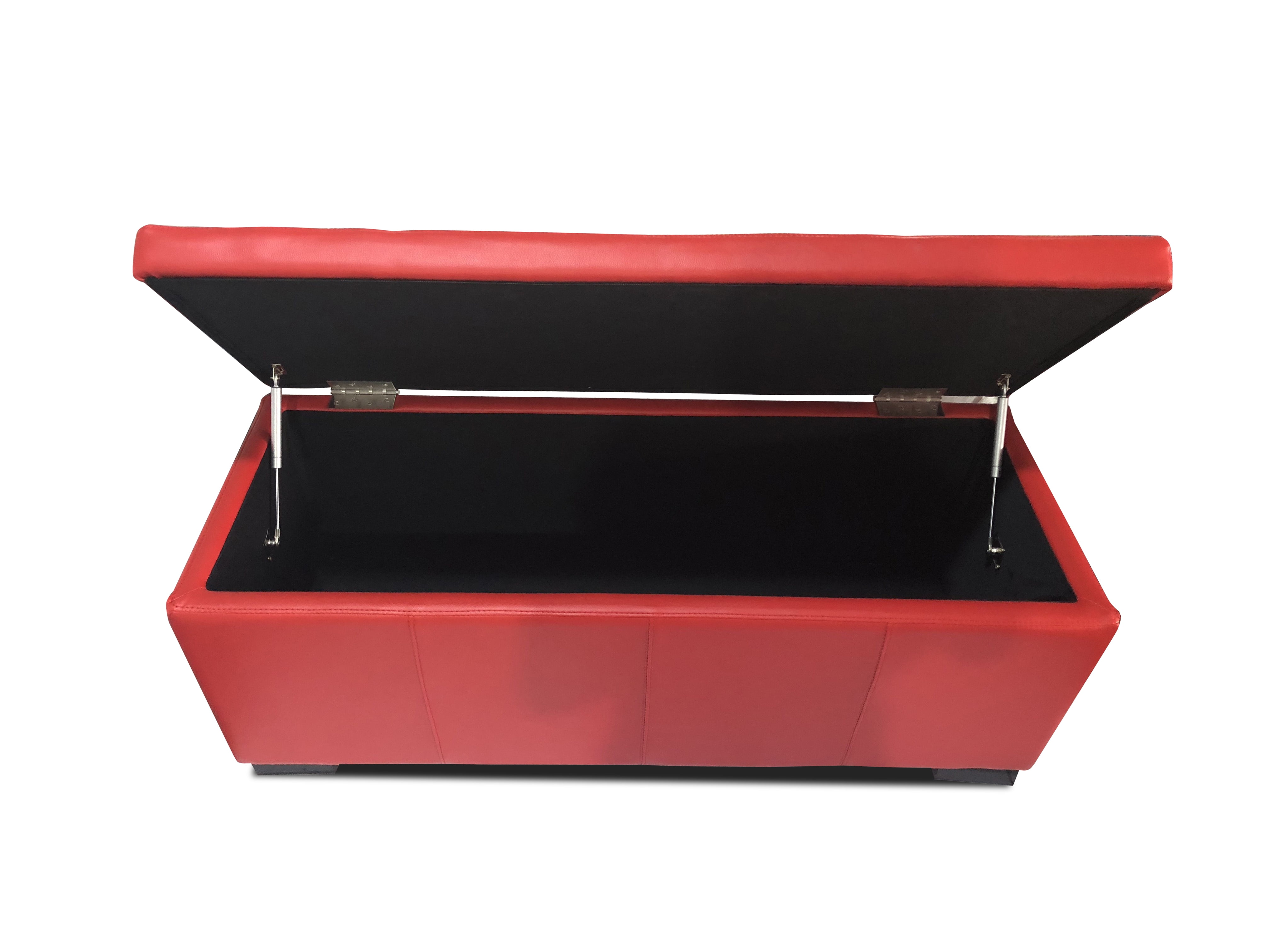 Greatime OS001 Large Storage Ottoman, Red - Walmart.com
