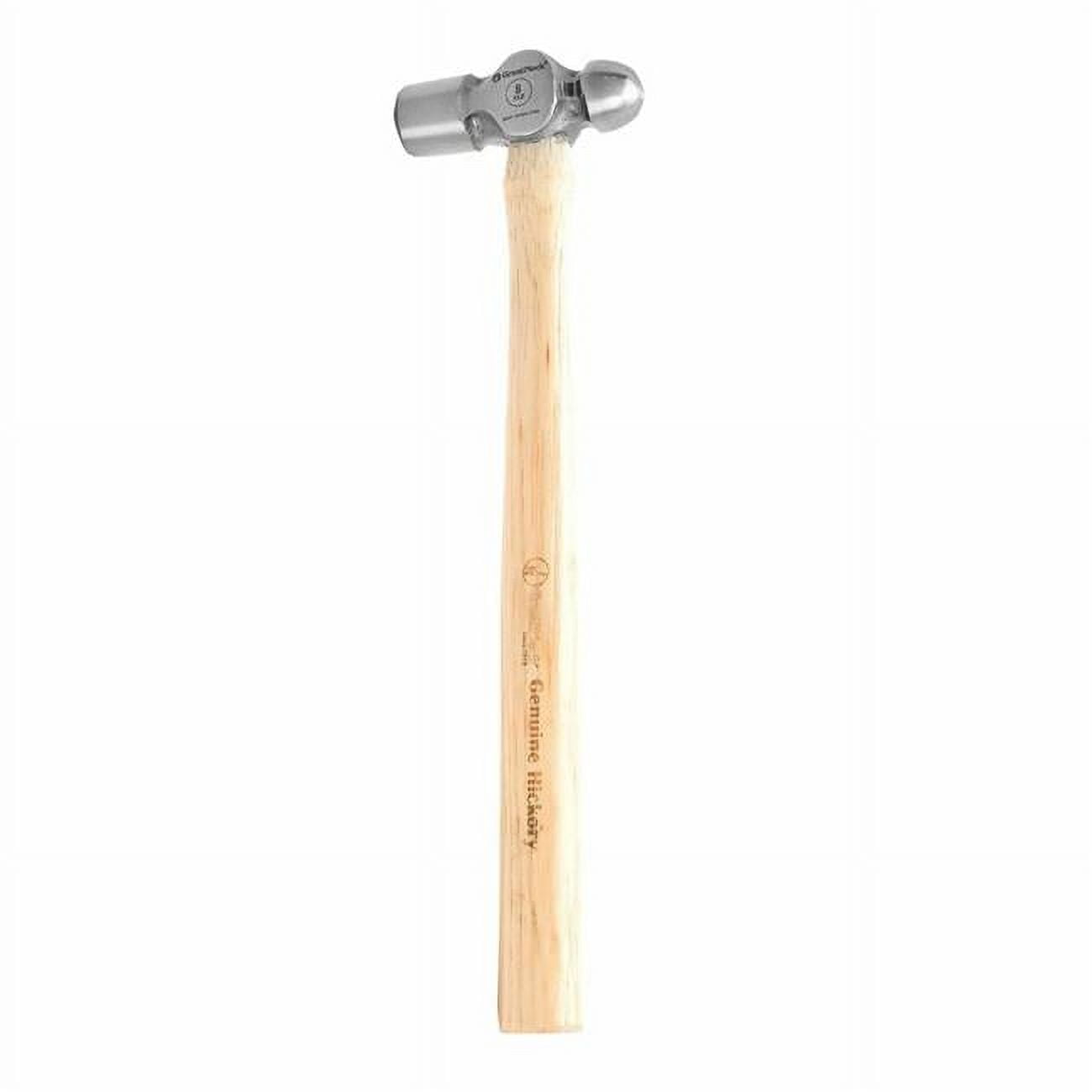 GreatNeck Ball Peen Hammer with Hickory Handle, 8 oz - Walmart.com