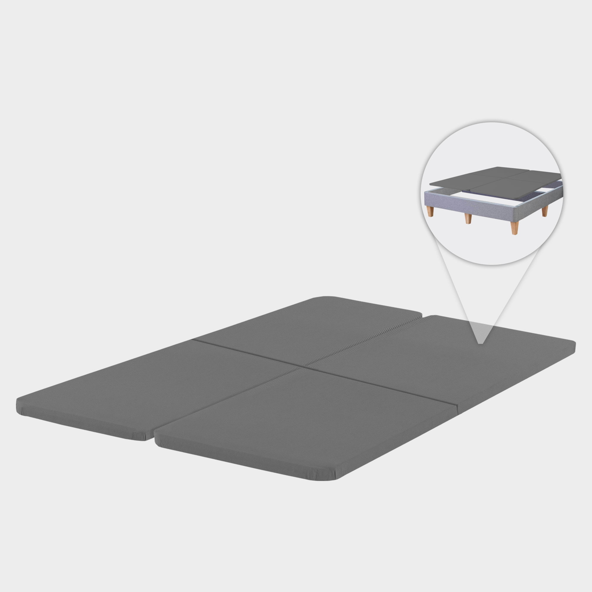 Greaton Queen Wood Foldable Bunkie Board Bed Mattress Support Wooden ...