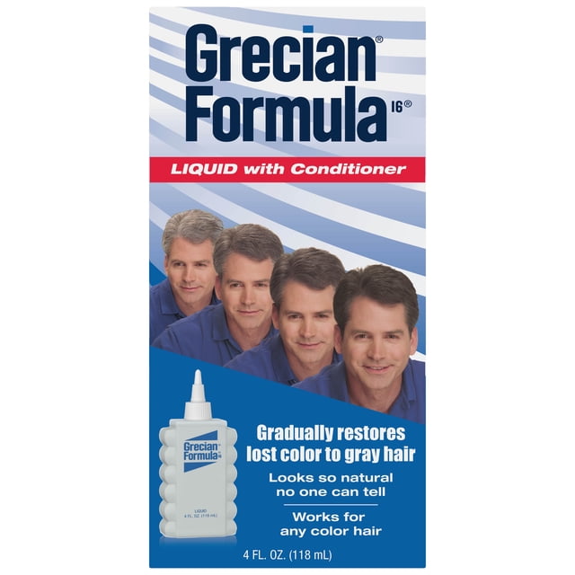 Grecian Formula 16, Hair Color with Conditioner For Men, 4 oz ...