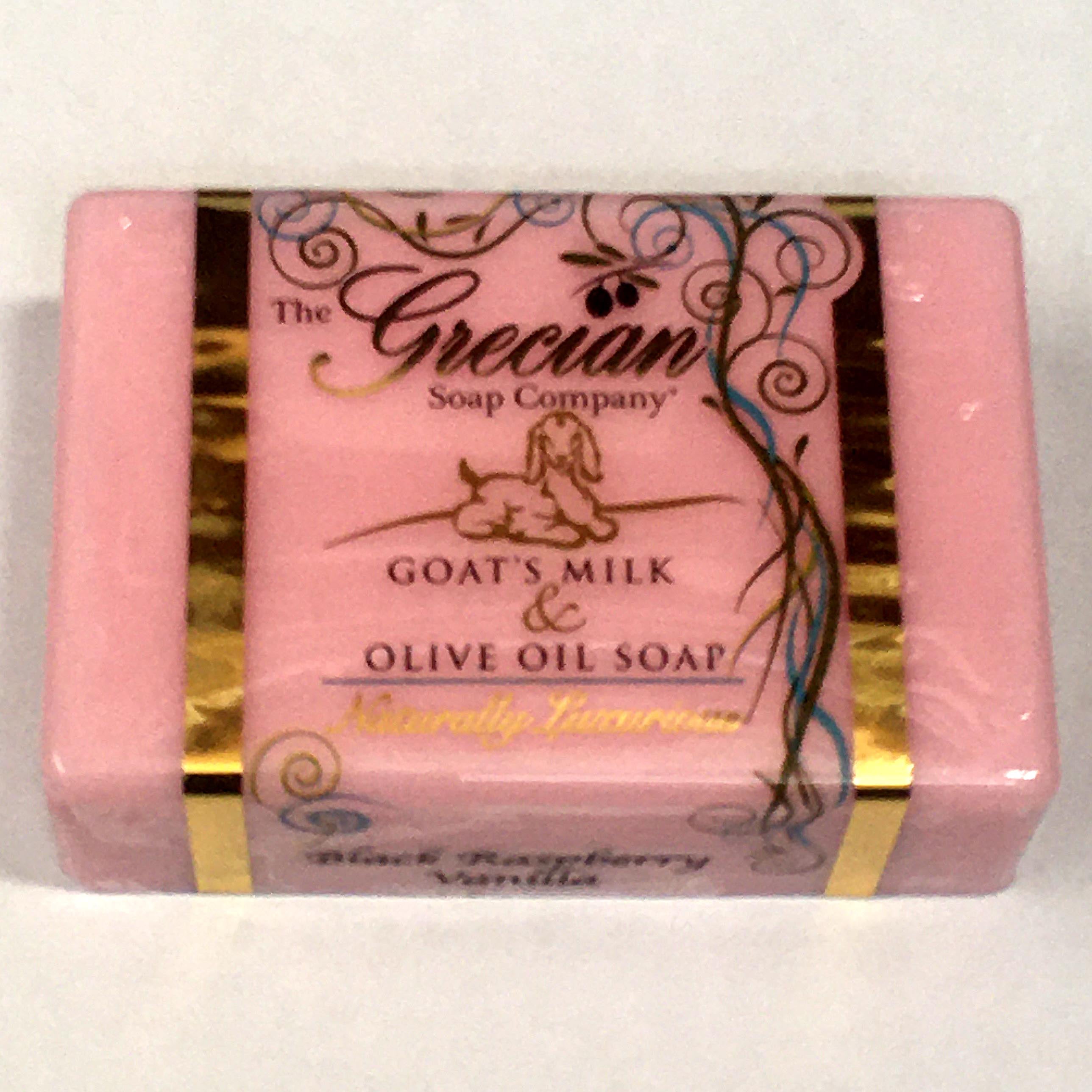 Grecian Soap Company Goats Milk & Olive Oil Soap 5 Oz. - Black ...