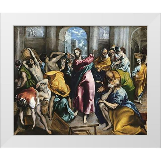 Greco, El 14x12 White Modern Wood Framed Museum Art Print Titled - The ...