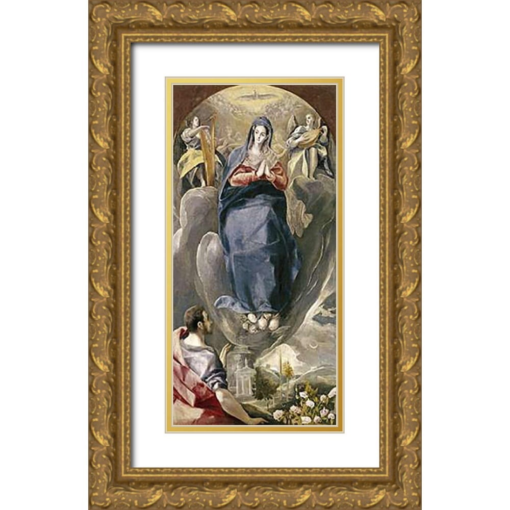 Greco, El 14x24 Gold Ornate Wood Framed with Double Matting Museum Art Print Titled - The ...