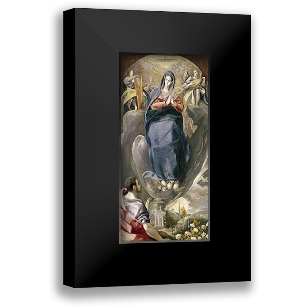 Greco, El 9x14 Black Modern Framed Museum Art Print Titled - The Immaculate Conception - Walmart.com