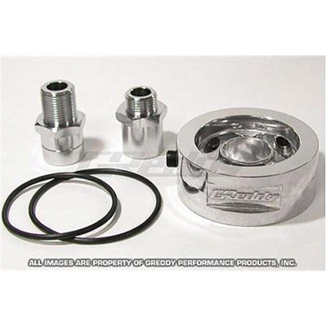 Greddy 12002801 Universal Oil Filter Block Adapter - Walmart.com