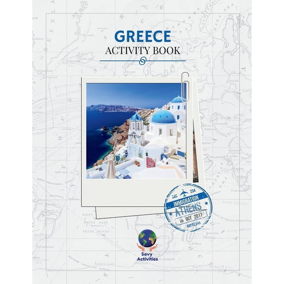 Greece Activity Book, (Paperback) - Walmart.com