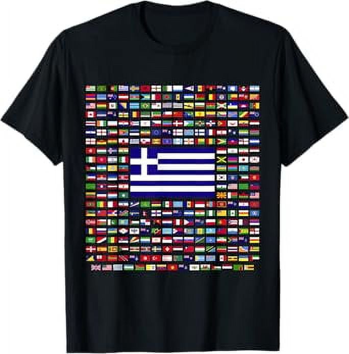Greece Exploring World Flags T-Shirt - Walmart.com