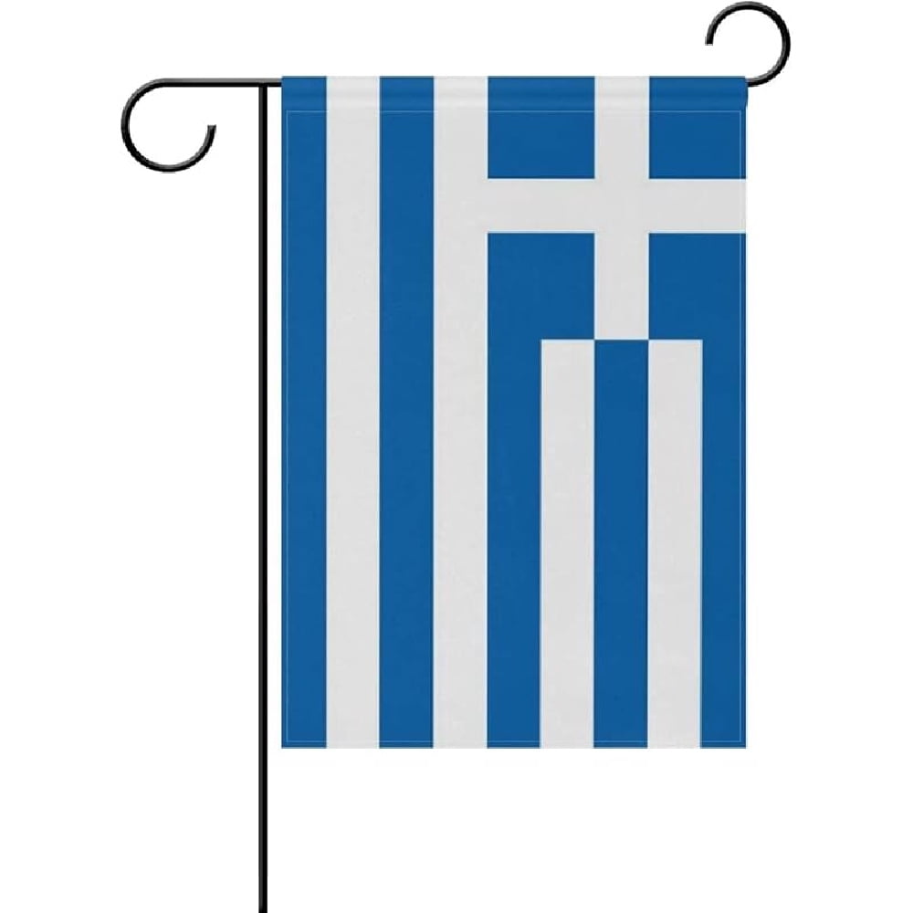 Greece Flag Greek Flag, Small Greek Garden Flags for Yard Patio Porch ...