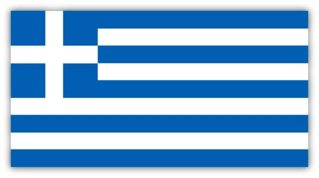 Greece Flag Patriotic Sticker Decal Laptop Wall Phone Decal Water ...