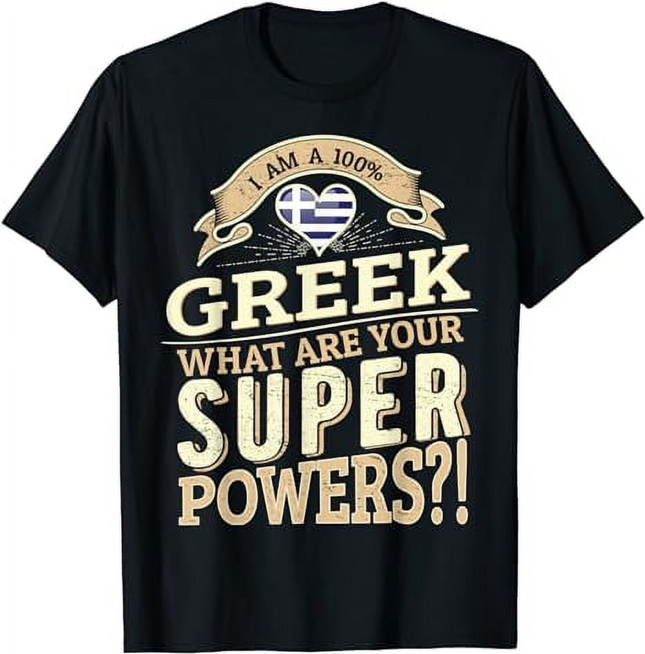 Greece Flag Souvenirs for Greeks Men & Women T-Shirt - Walmart.com