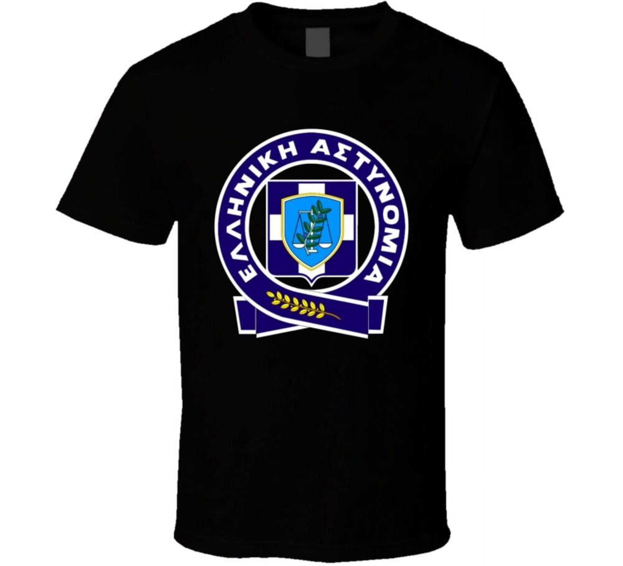 Greece Greek National Police Logo T Shirt - Walmart.com
