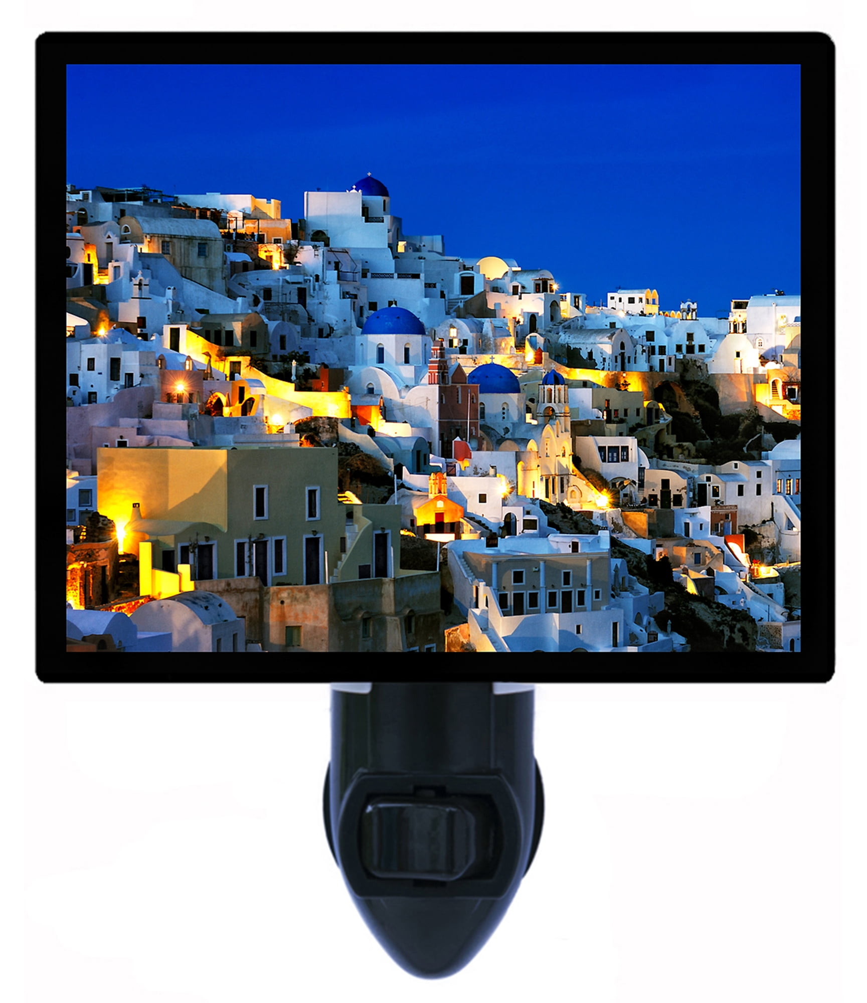 Night Light - Santorini. | Greece Theme, Includes Free Switchable ...