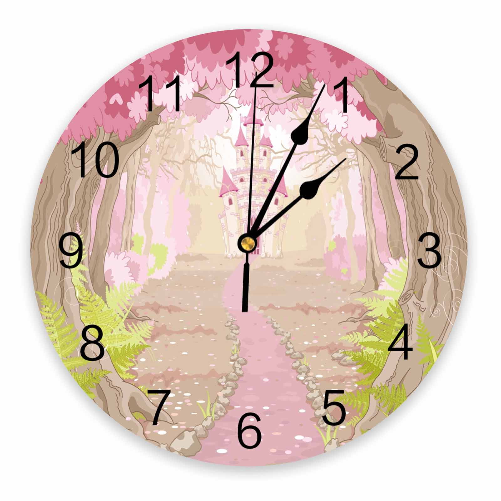 Greece Santorini Blue Roof Church Wall Clock Modern Design Home Wall ...
