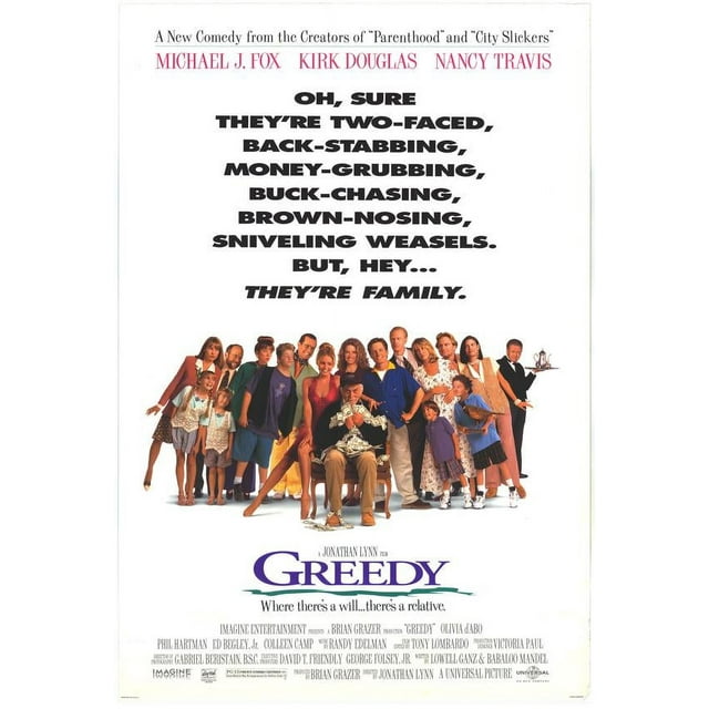 Greedy - movie POSTER (Style B) (11" x 17") (1994) - Walmart.com
