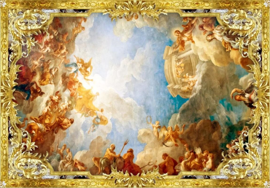 Greek Acropolis of Athens Sunset Ancient Greece Banner Background ...