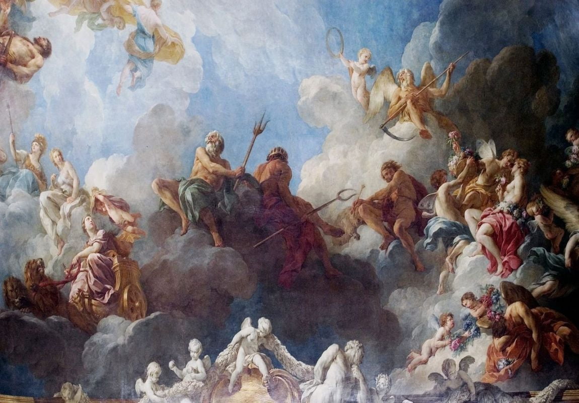 Greek Acropolis of Athens Sunset Ancient Greece Banner Background ...