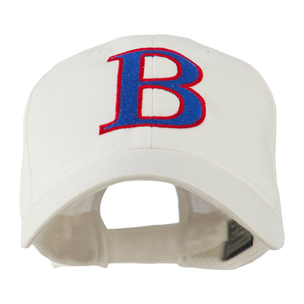 Greek Alphabet Beta Embroidered Cap - White OSFM - Walmart.com