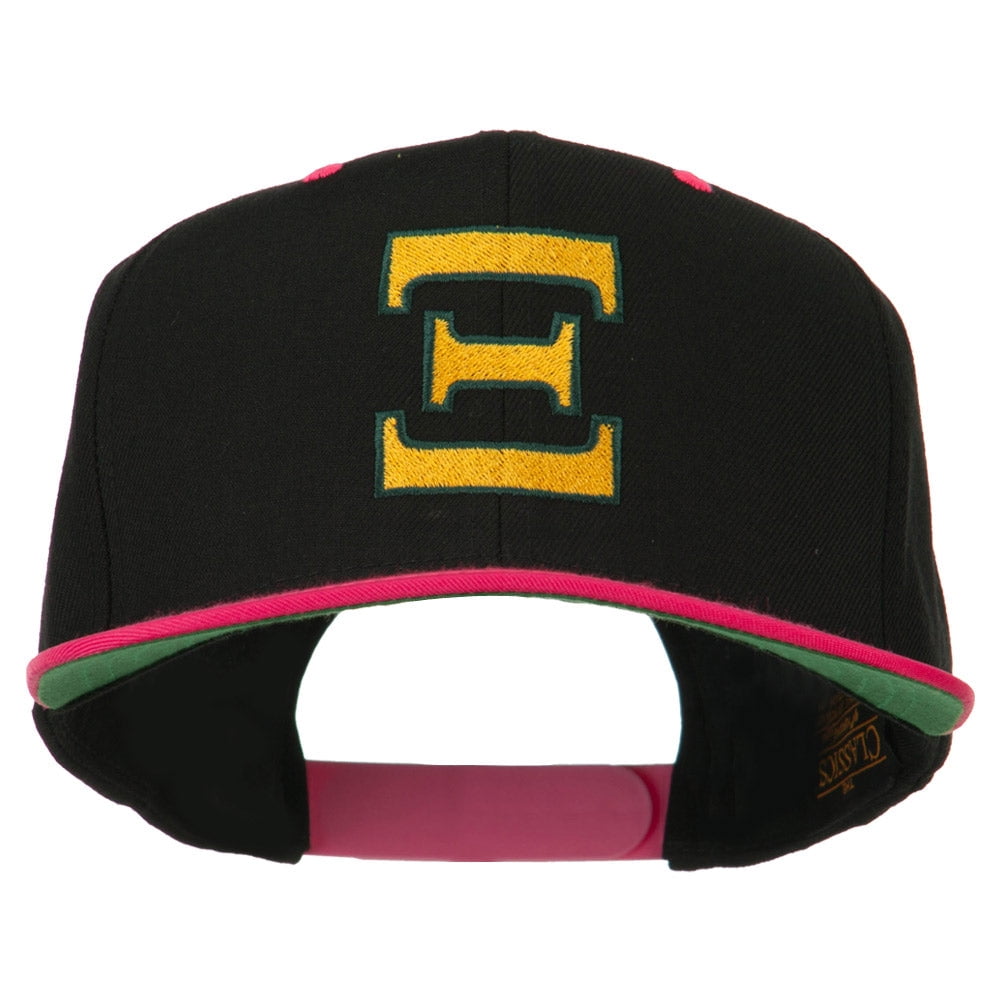 Greek Alphabet Xi Embroidered Classic Two Tone Cap - Black Pink OSFM ...