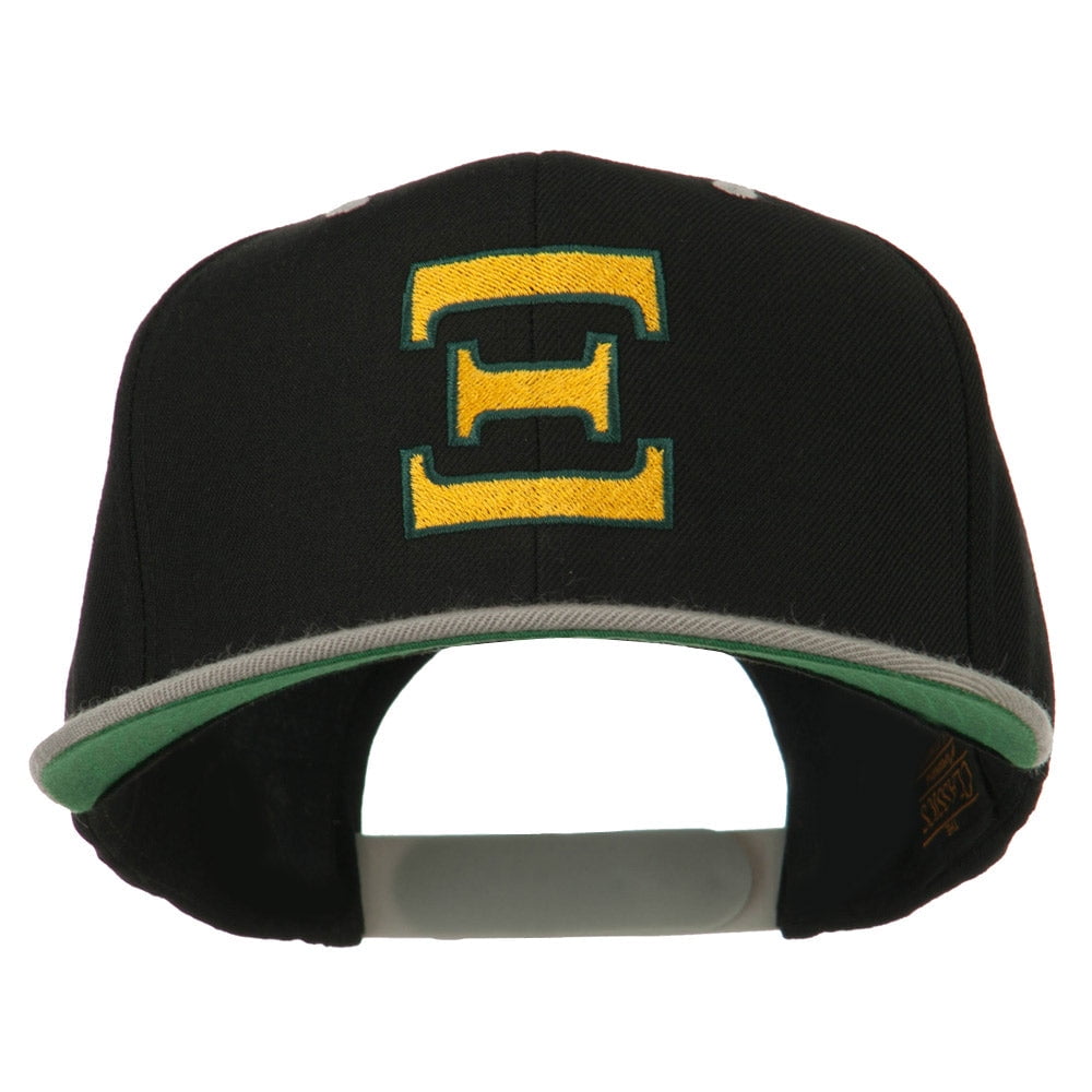 Greek Alphabet Xi Embroidered Classic Two Tone Cap - Black Silver OSFM ...