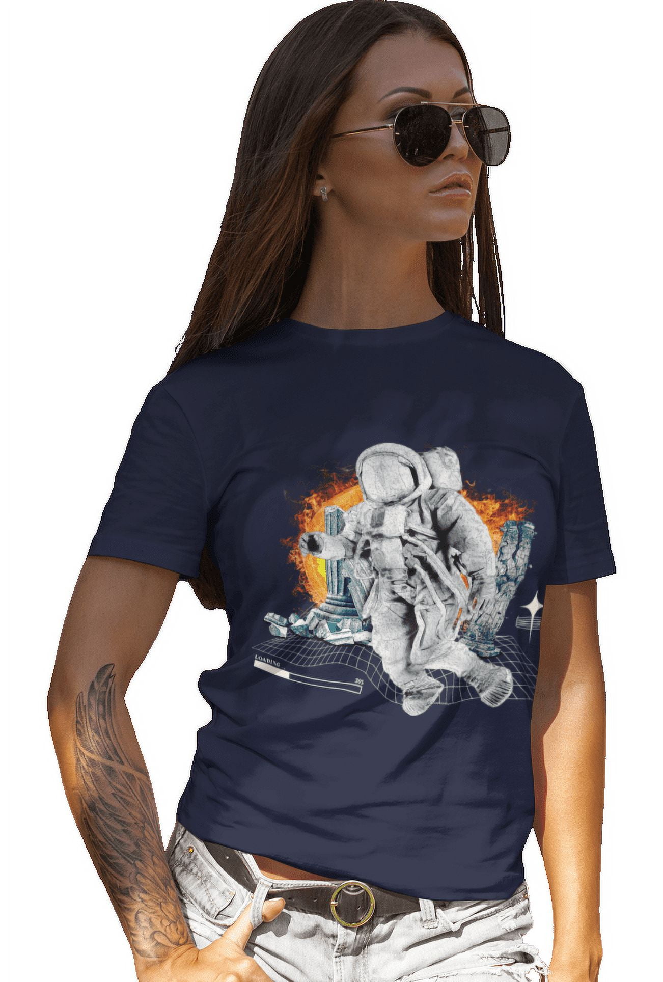 Greek Astronaut Unisex Jersey Short Sleeve Tee - Walmart.com