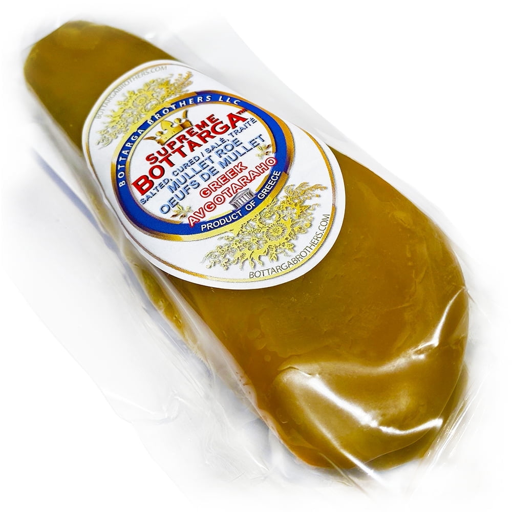 Greek Avgotaharo - Premium Grey Mullet Bottarga Covered in Beeswax ...