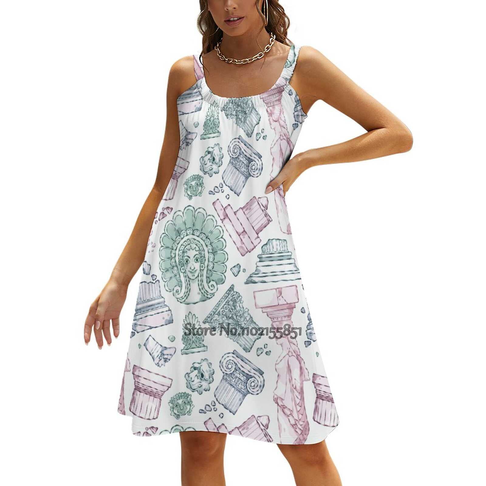 Greek Back Lacing Backless Dress Square Neck Dress Sweet Elegant Dress ...