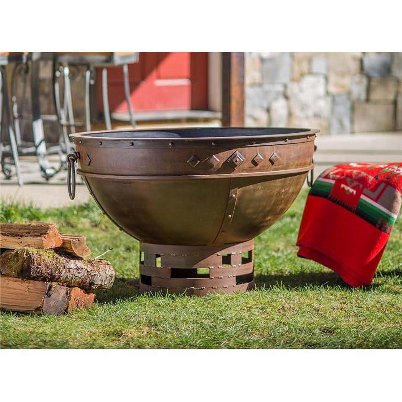 Greek Brazier Fire Pit - Wood Burning - Walmart.com