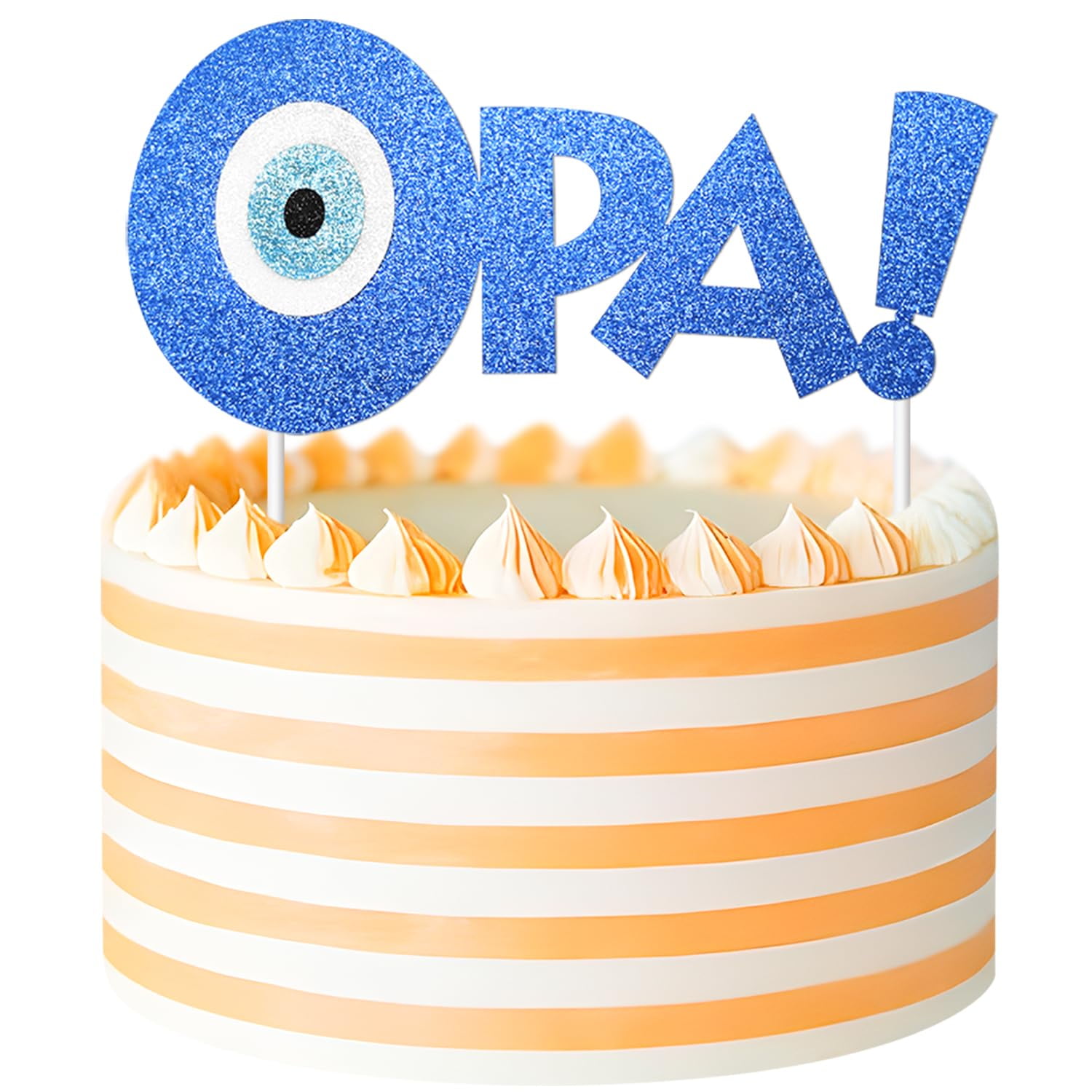 Greek Cake Topper Letter Cake Topper Glitter H2FSDCake Topper Greek ...