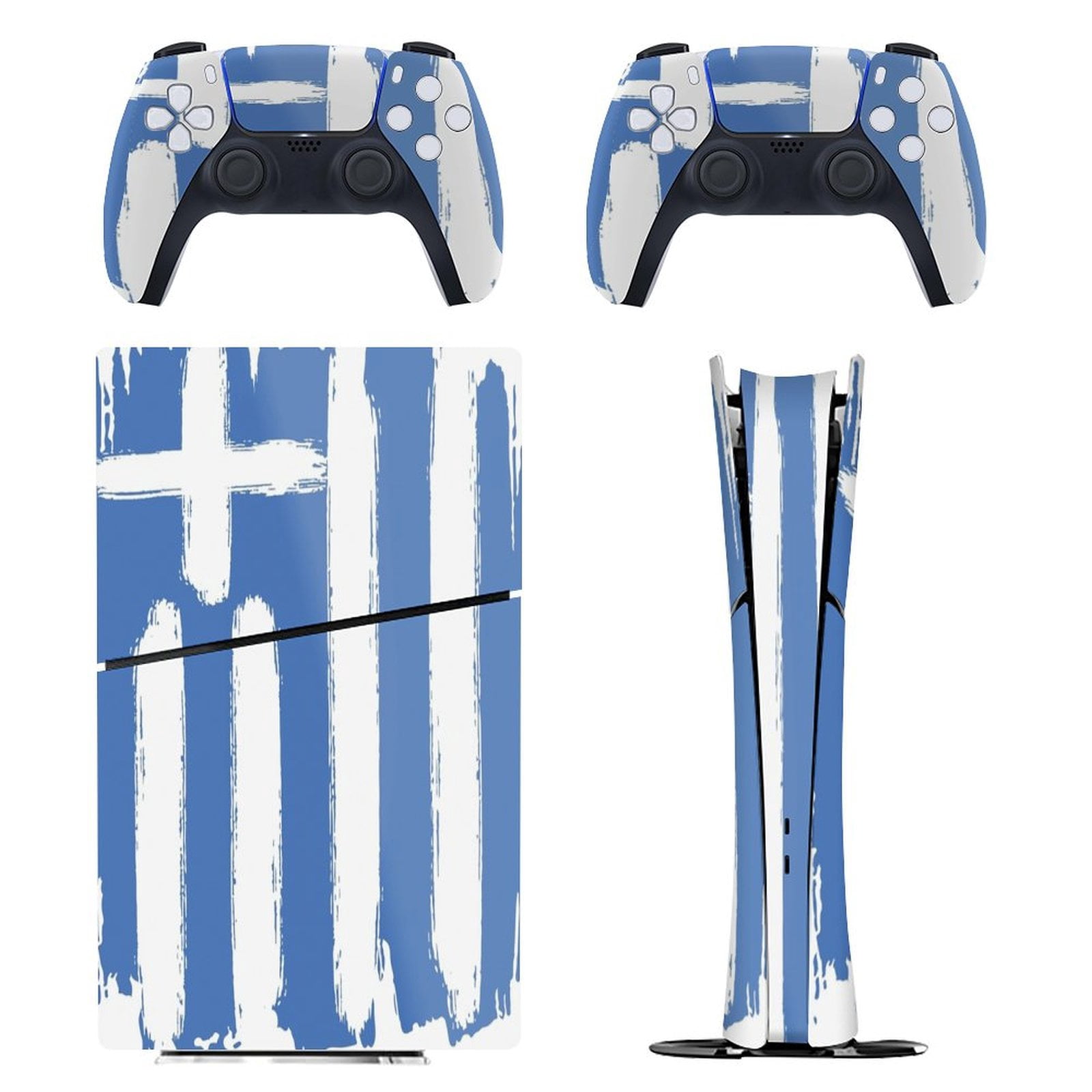 Greek Flag Growing Up Greek Greece PS5/PS5 Pro/PS5 Slim Digital Disc ...