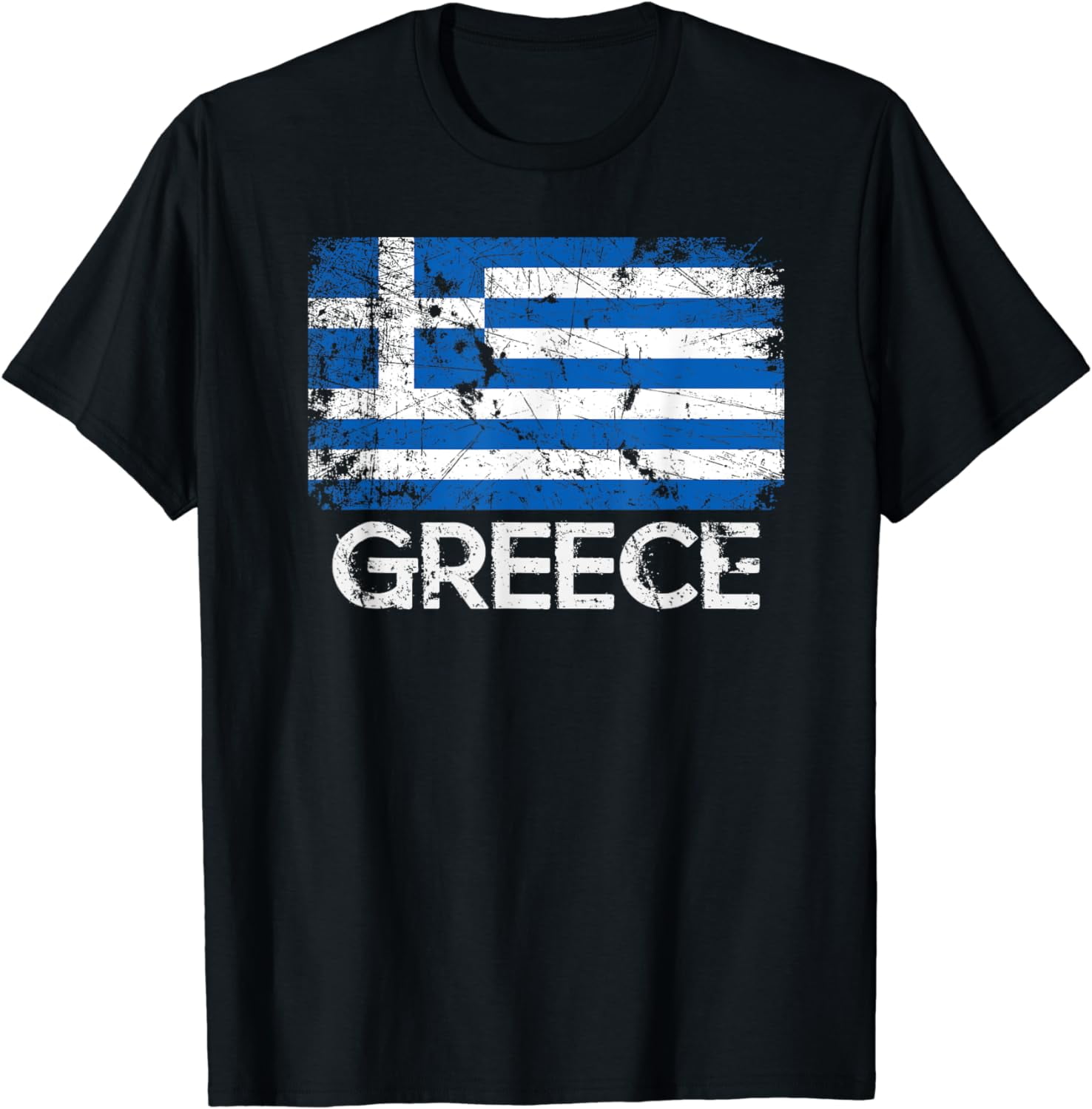 Greek Flag T-Shirt | Vintage Made In Greece Gift-XL - Walmart.com
