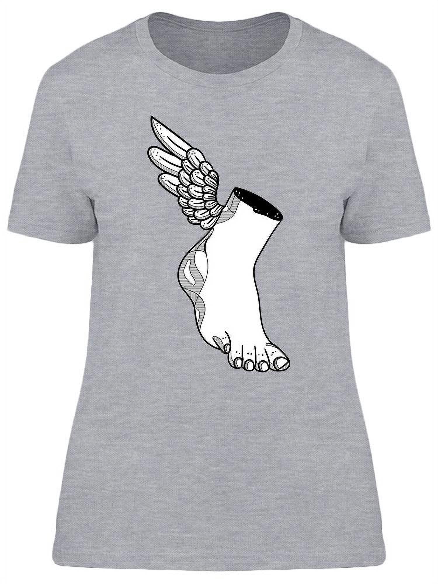 Greek God Foot Sculpture Design T-Shirt Women -Image by Shutterstock ...
