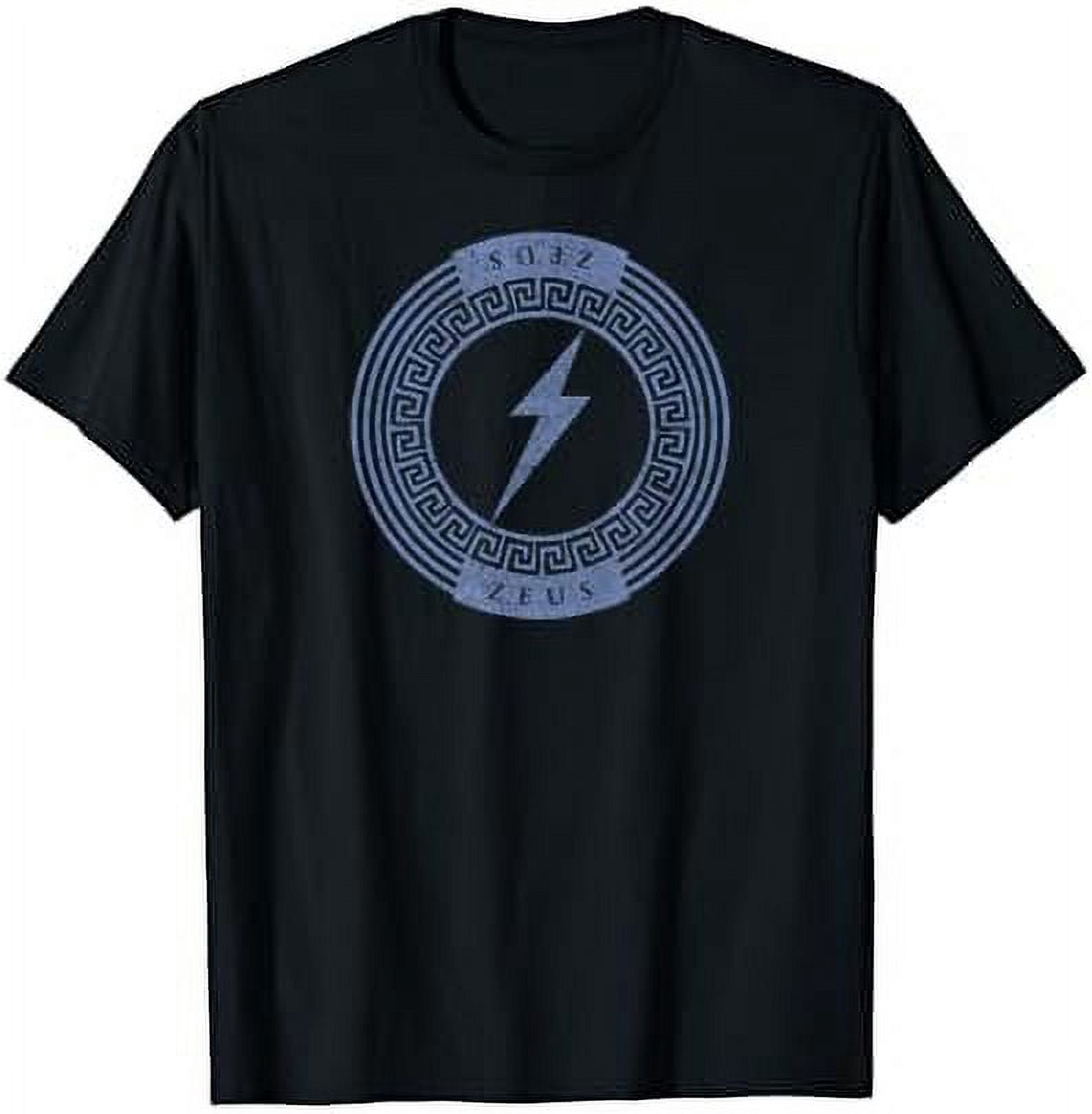 Greek God Zeus Lightning Bolt Symbol Mythology T-Shirt - Walmart.com