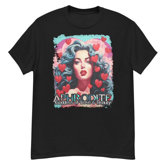 Greek Goddess Aphrodite Graphic TShirt Ancient Mythology Beauty Gift ...