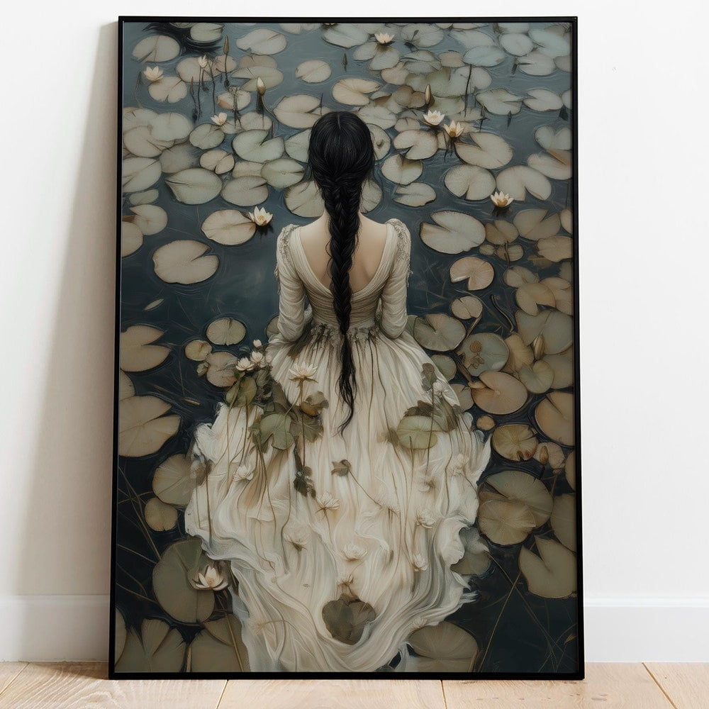 Greek Goddess Of Calm Waters, Galene Premium Poster, Woman In The Lake ...