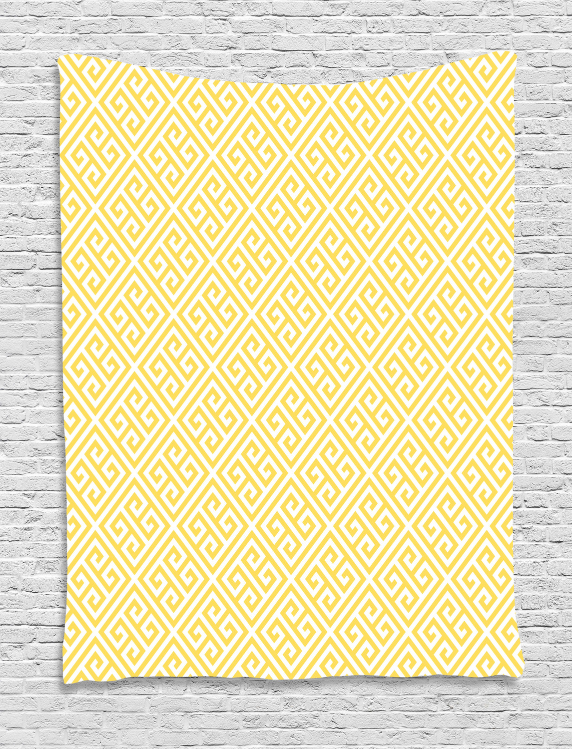 Greek Key Tapestry, Ancient Roman Culture Themed Minimalist Pattern ...