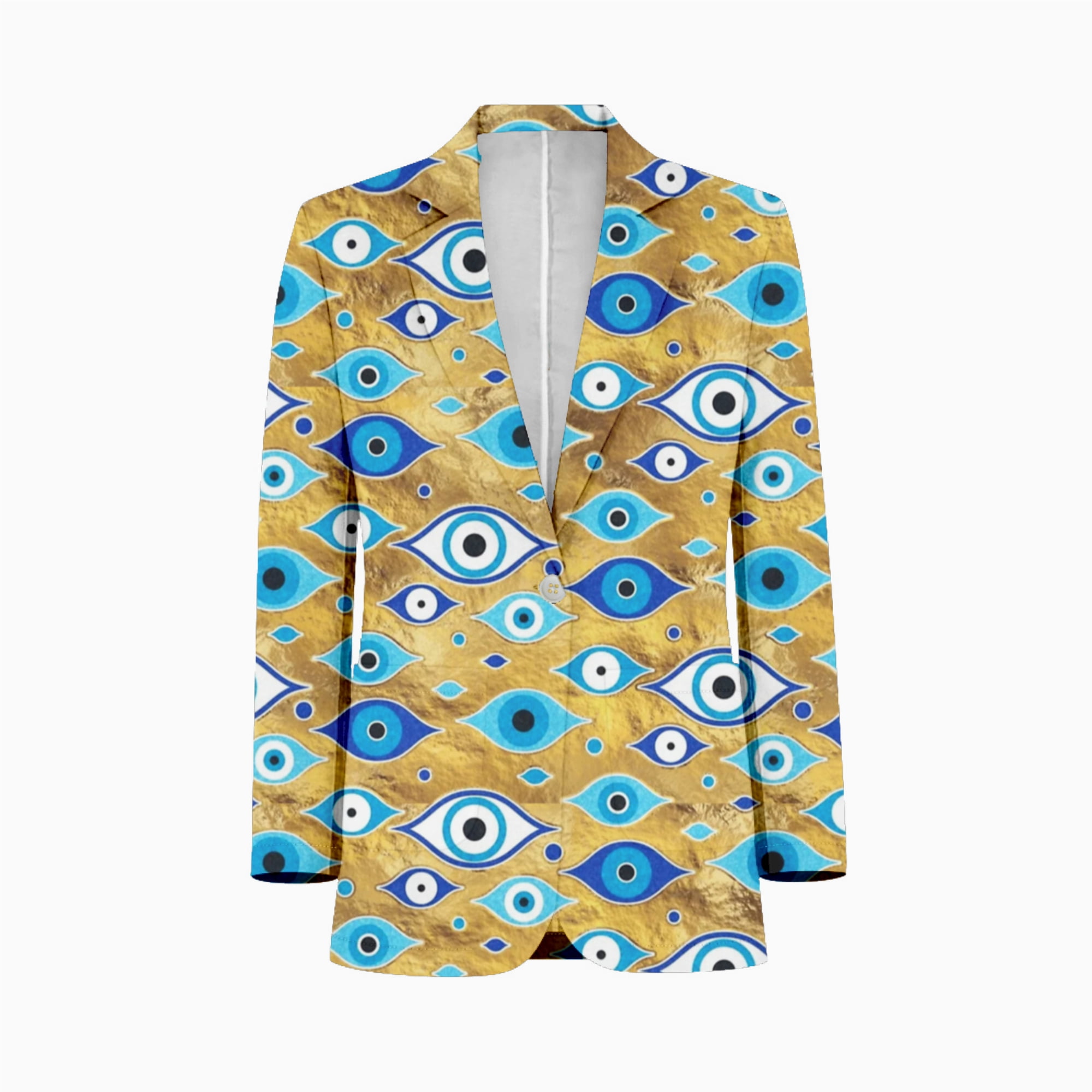 Greek Mati Mataki - Matiasma Evil Eye pattern Mens Suits Shawl Collar ...