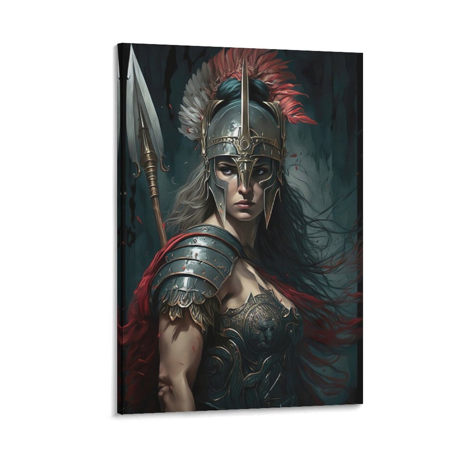 Greek Mythological Goddess Athena Poster Canvas Poster Wall Art Picture ...