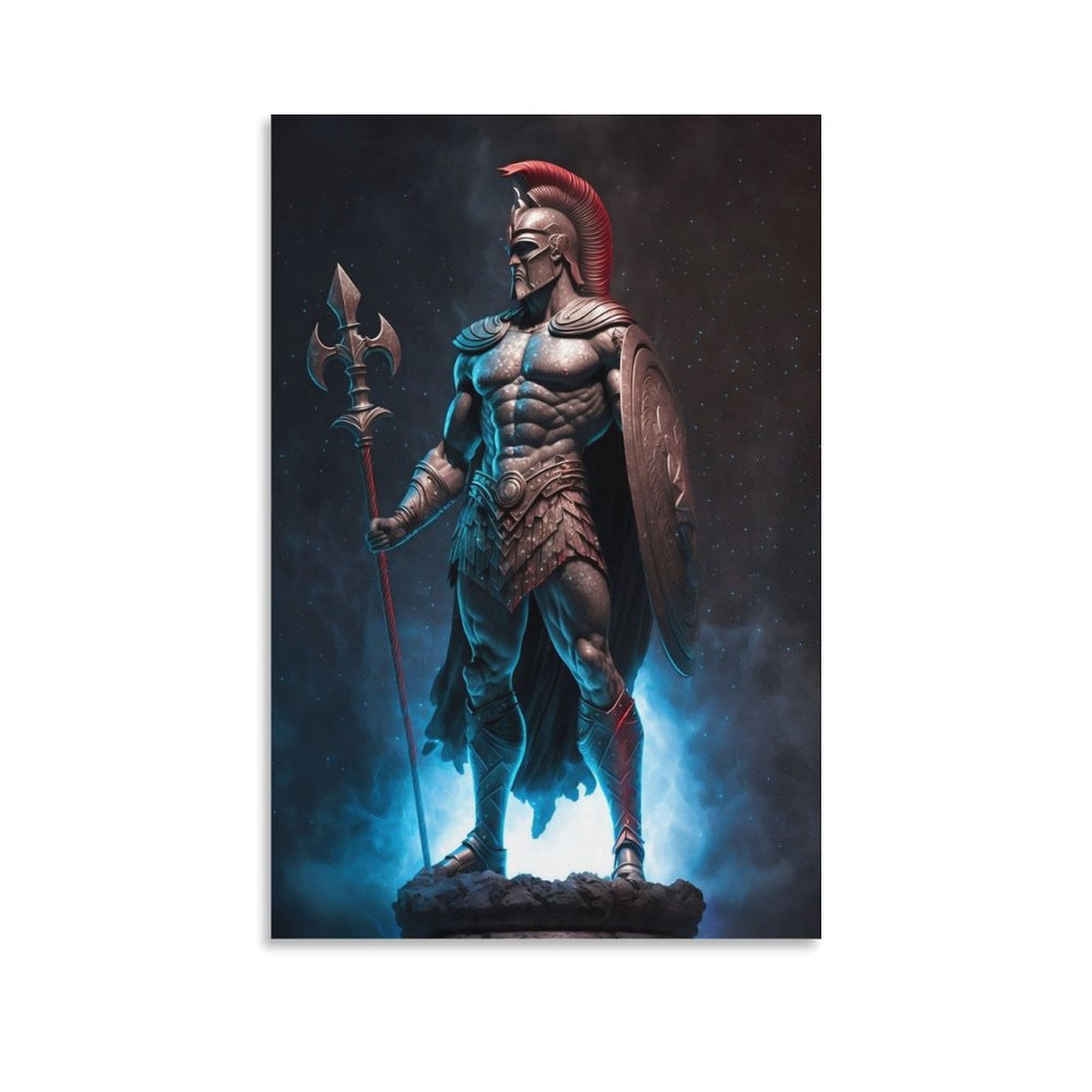 Greek Mythology Ares God of War Poster Canvas Wall Art Poster ...