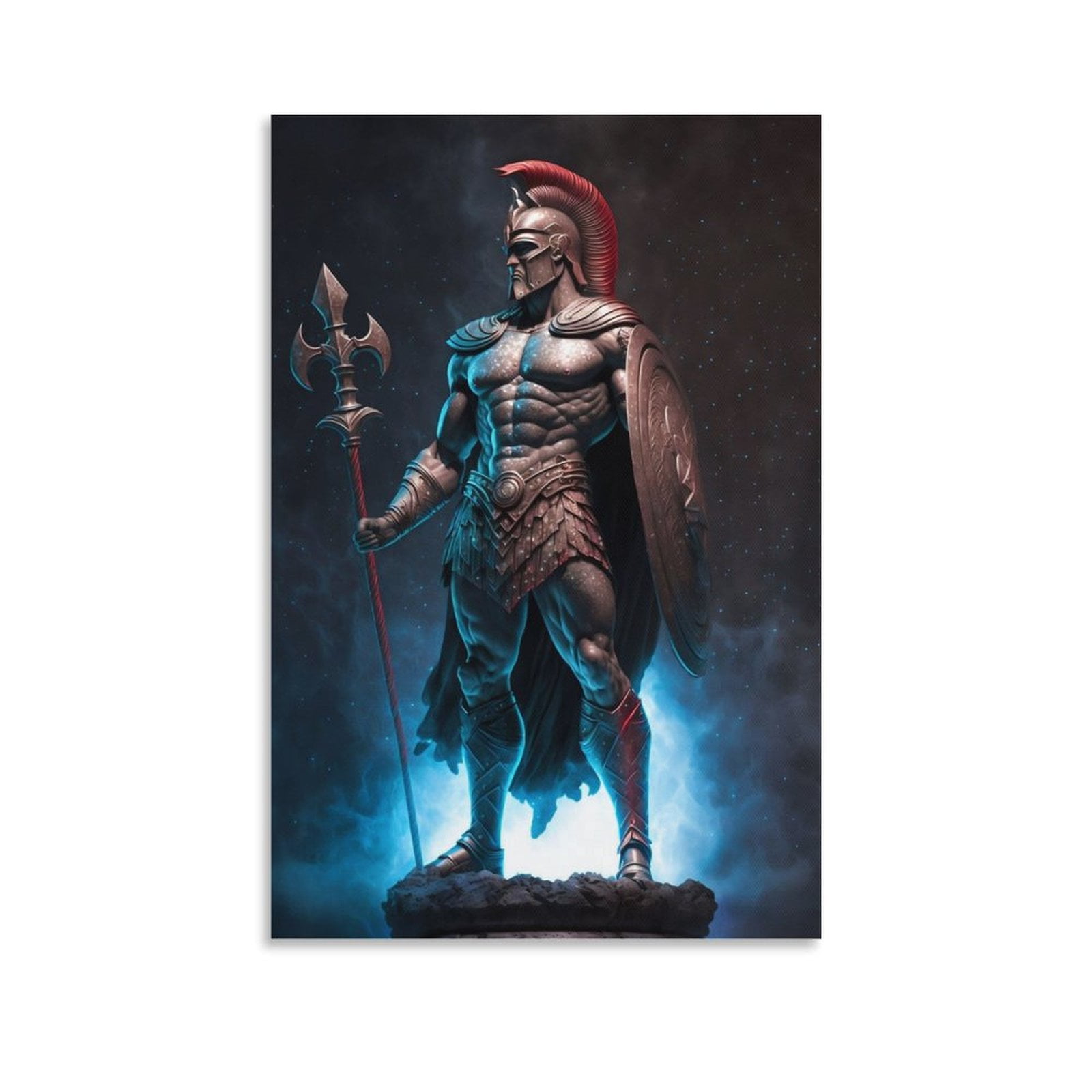 Greek Mythology Ares God of War Poster Print Photo Art Painting Canvas ...