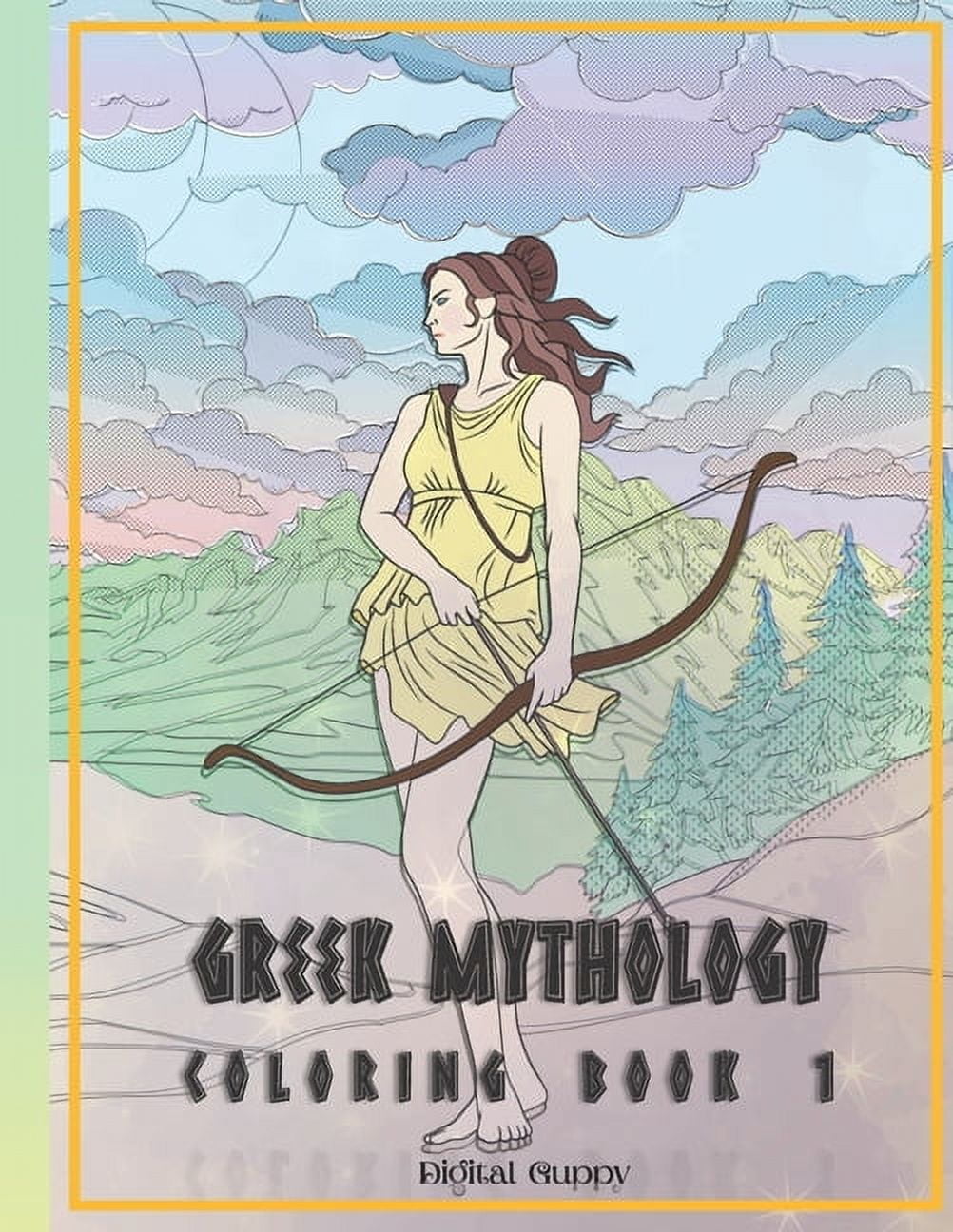 Greek Mythology Coloring Book 1 for Adults: Greek Mythology Series by ...